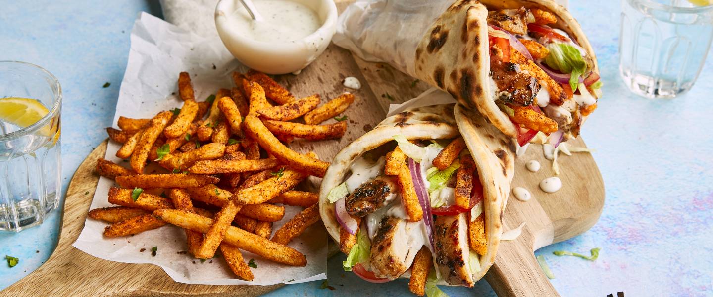 Cook Greek Chicken Gyros in 25 mins | Simply Cook